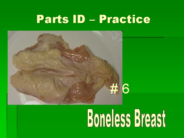 Poultry Judging Parts Identification Created by Connie Page