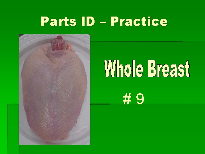 Poultry Judging Parts Identification Created by Connie Page