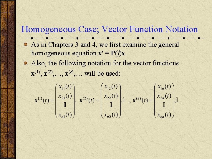 Ch 7 4 Basic Theory of Systems of Ch 7 4 Basic Theory of Systems of