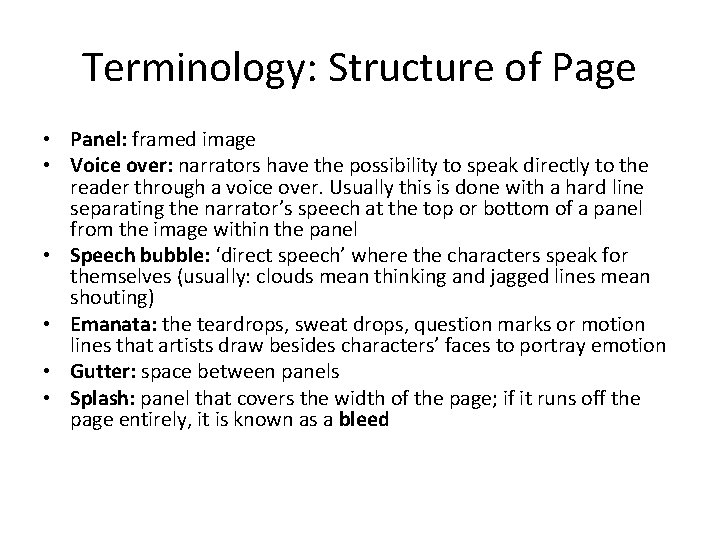 Introduction to Graphic Novels Todays Objectives a Identify