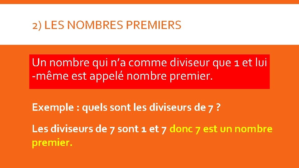 MULTIPLES ET DIVISEURS NOMBRE EN CRITURE FRACTIONNAIRE Mathmatiques