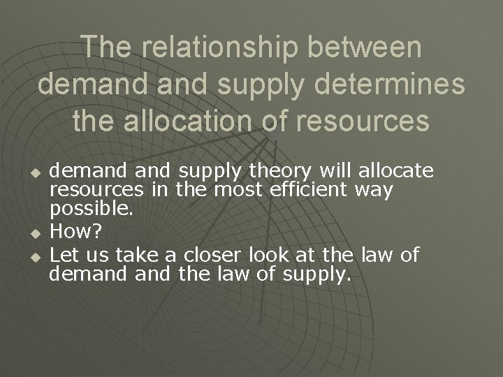 Economics Basics Demand Supply Supply and demand is