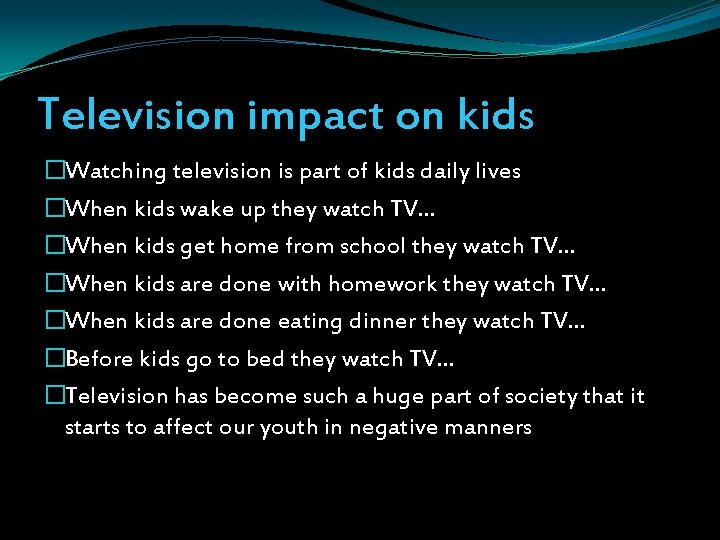 Negative Effects Technology Has On Young Children By