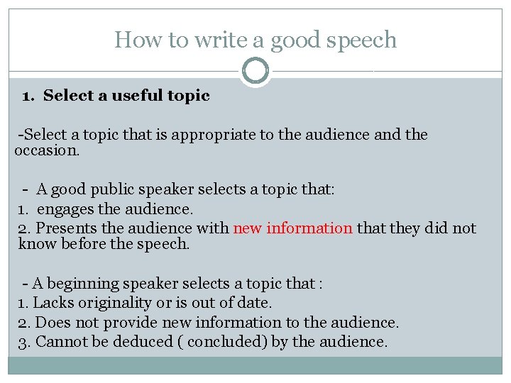 Oral Communication MS SUHA JAWABREH LECTURE 17 Review