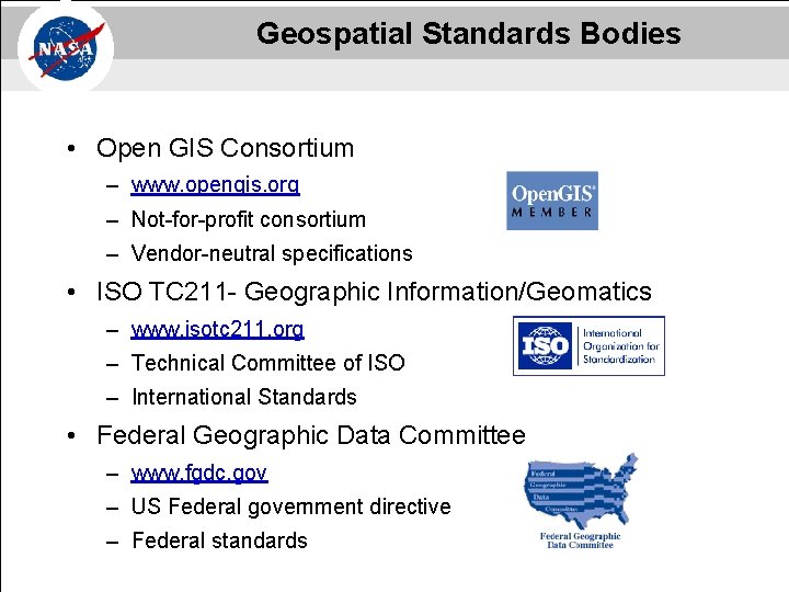 Geospatial Interoperability Jeff de La Beaujardire Ph D