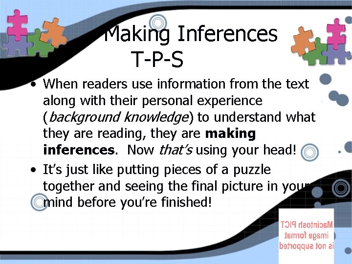 The Big Wave Reading Skill Making Inferences Making