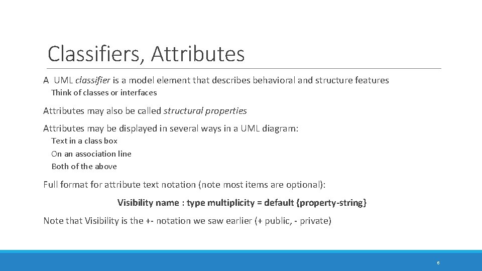 Objectoriented Analysis And Design Chapters 16 Uml Class