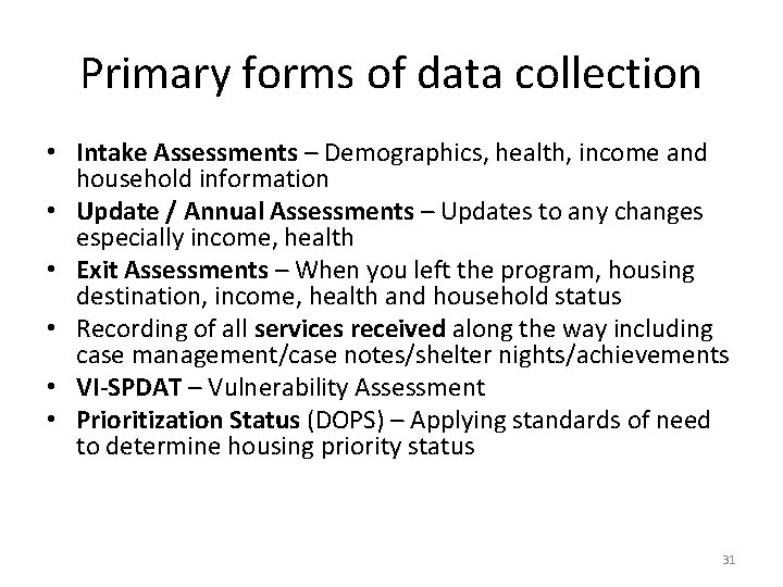 Homeless Response System Roles and Responsibilities of Metro
