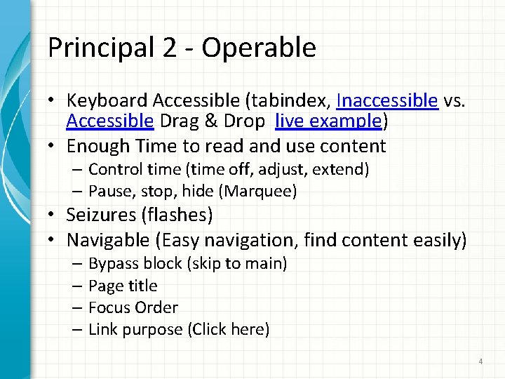 Recap Principal 1 2 3 I Accessible Org