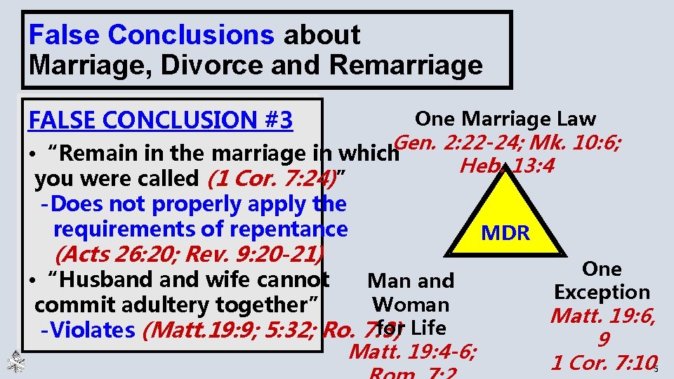 Marriage Divorce and Remarriage 2 The Bible Pattern