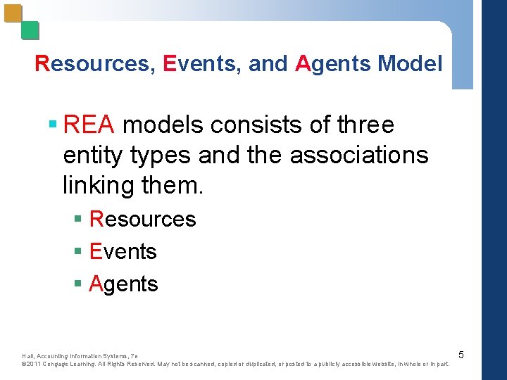 Chapter 10 The REA Approach to Business Process