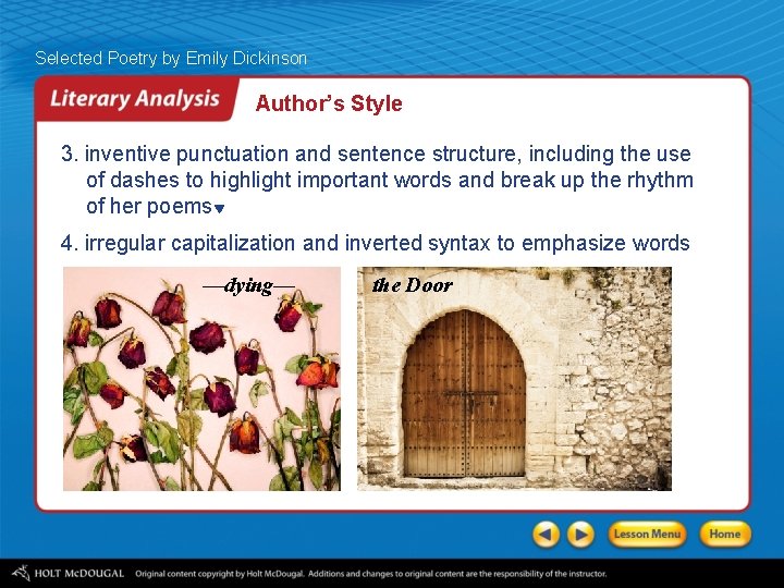 Selected Poetry by Emily Dickinson Introducing the Poems