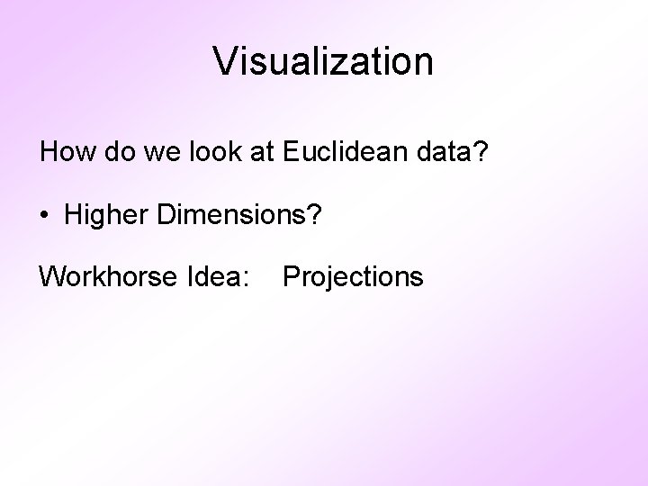 Statistics 322 Object Oriented Data Analysis J S