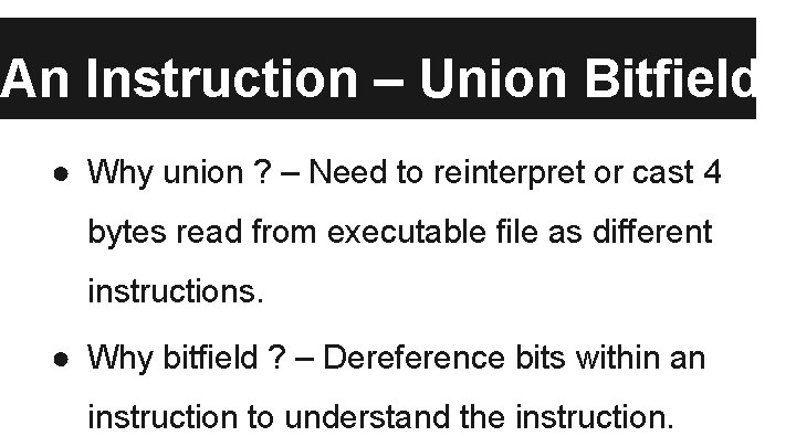 RISC V Lab 4 Disassembler and Emulator Goals