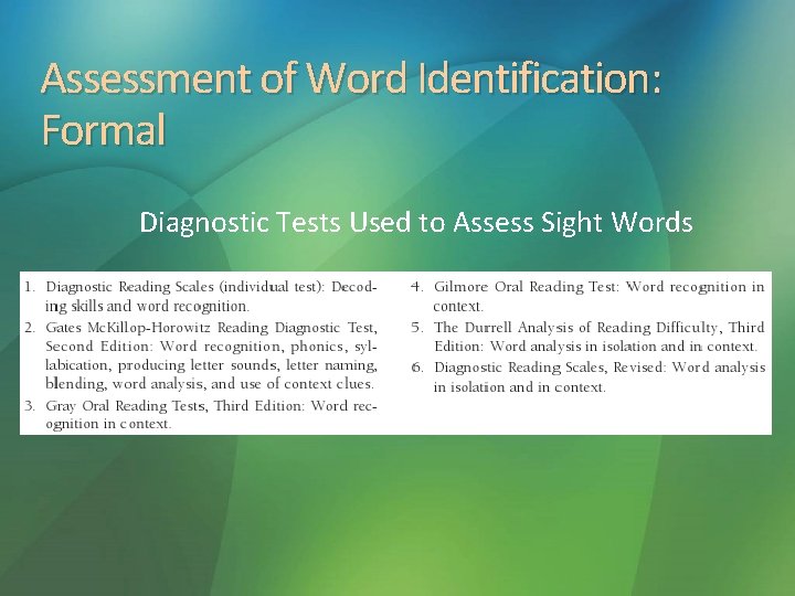 Chapter 6 Word Identification The Brain and Word
