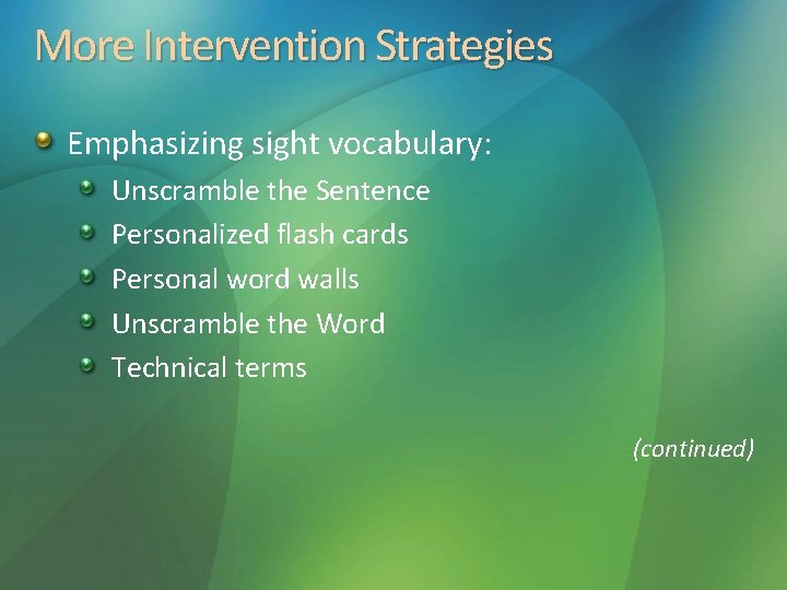 Chapter 6 Word Identification The Brain and Word