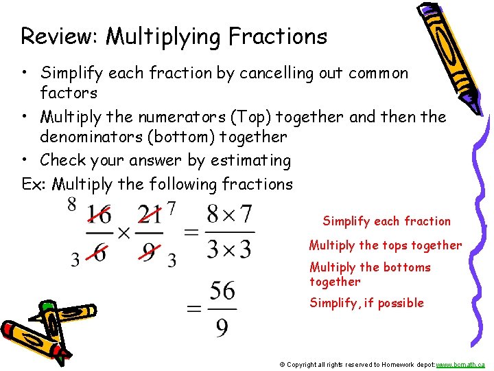 3 4 Multiplying Rational Numbers Copyright all rights