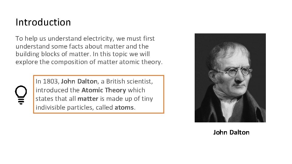 Electrical Principles Topic 1 Basic Atomic Theory Unit