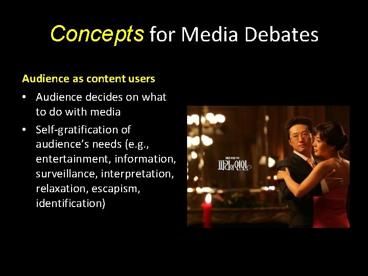Concepts for Media Debates From Content Creators to