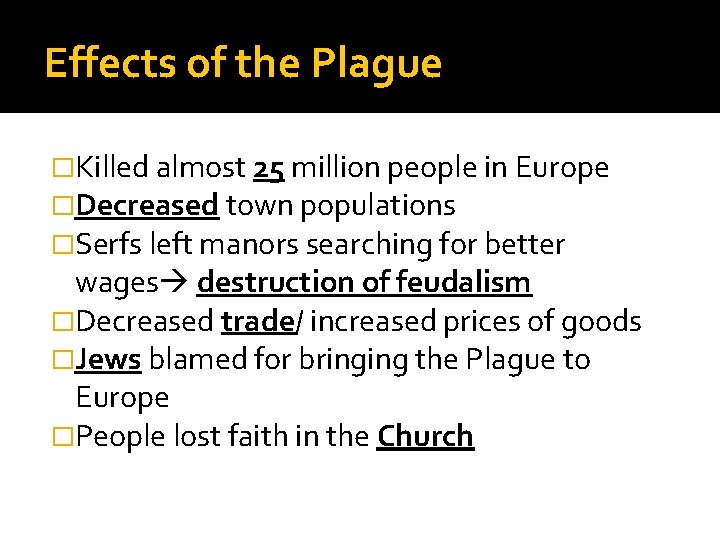 The Bubonic Plague and the Hundred Years War