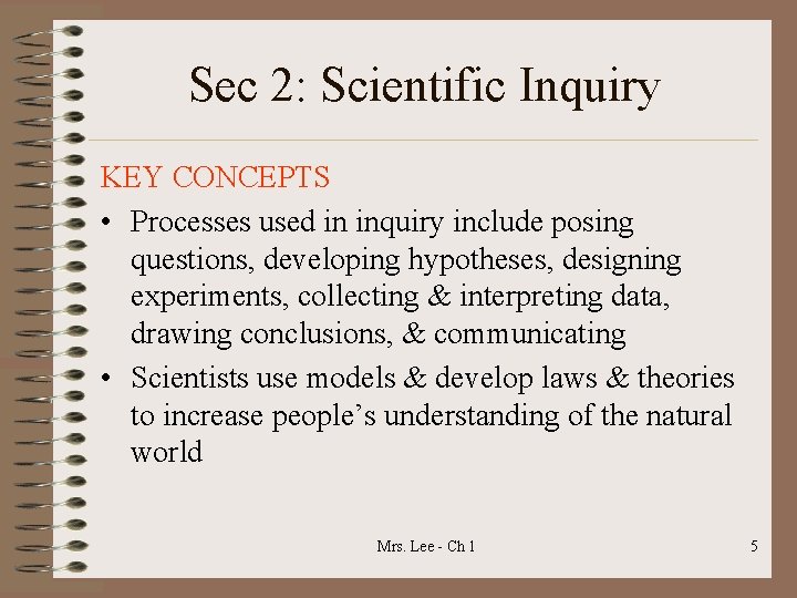 Unit 1 Chemical Building Blocks Chapter 1 Introduction