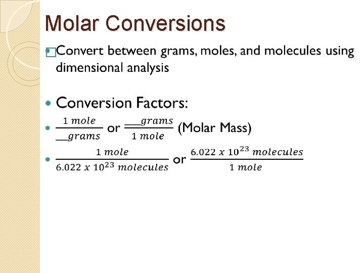 AP Chem Turn in Chromatography Lab Today Mole
