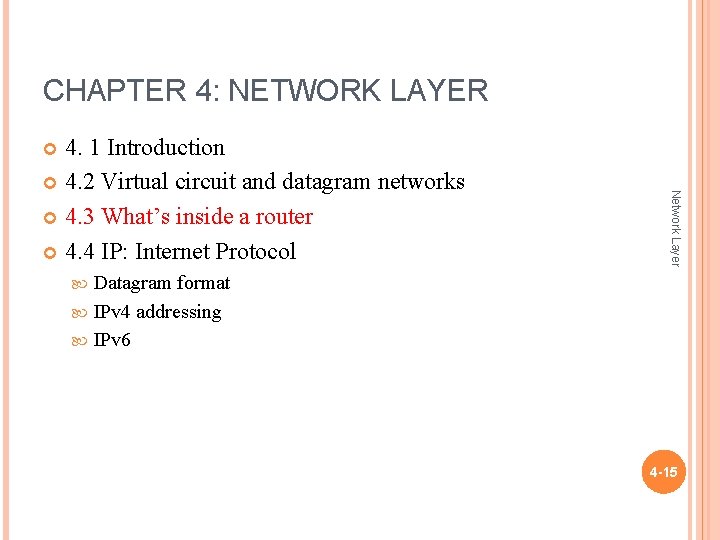 1 DT 066 Distributed Information System Network Layer