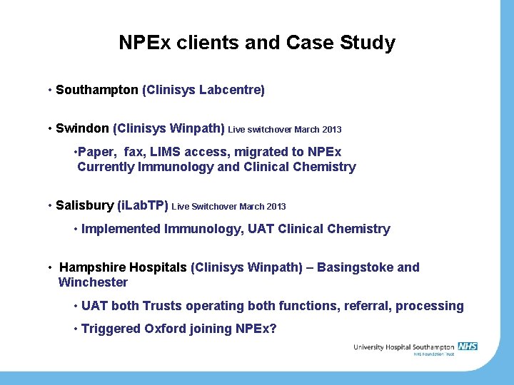 The Benefits of Using NPEX The Vision for