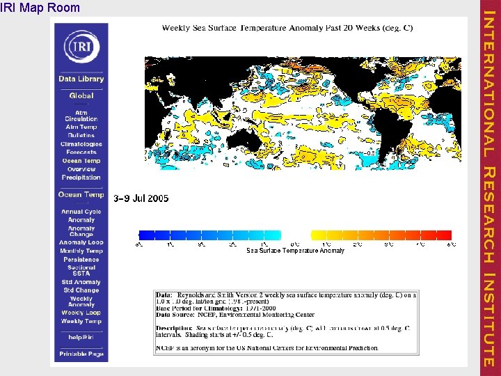 IRILDEO Climate Data Library M Benno Blumenthal Michael