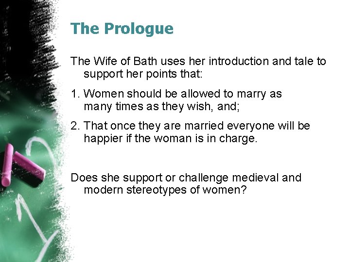 Day 28 Wife of Bath RC 3 TCT