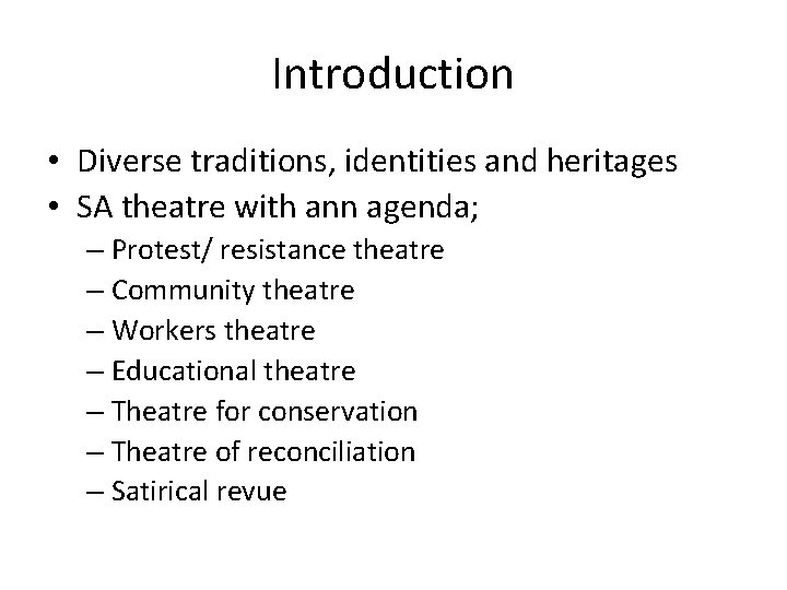 South African Theatre Apartheid pre 1994 Woza Albert