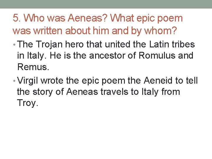 CHAPTER 10 THE ROMAN REPUBLIC Study Guide Answers
