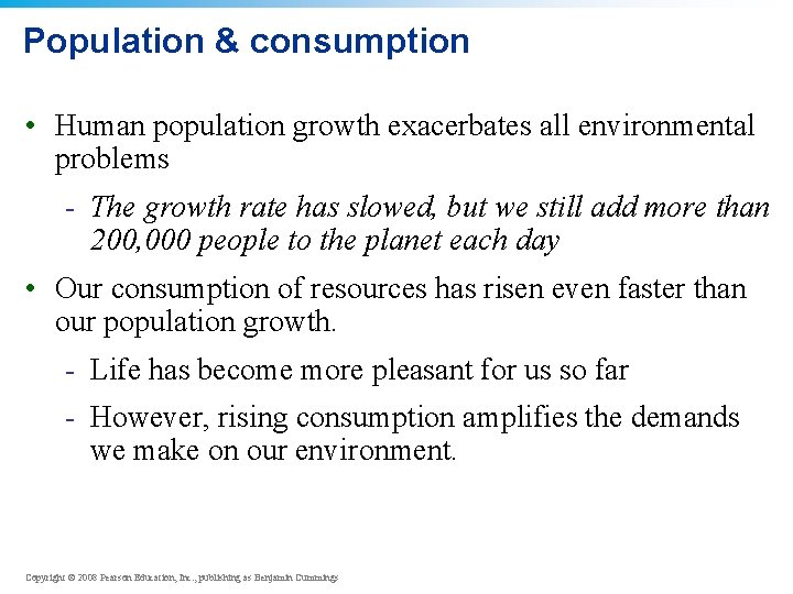 Lecture Outlines Chapter 1 Environment The Science behind