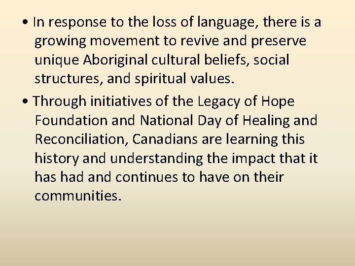 Canadian Residential Schools Brief History of Residential Schools