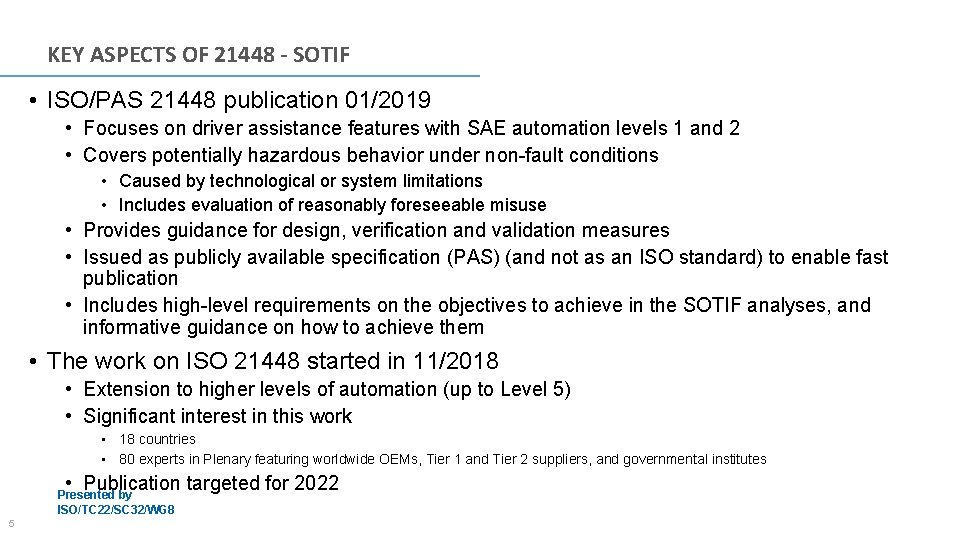 Transmitted by the expert from ISO Informal document