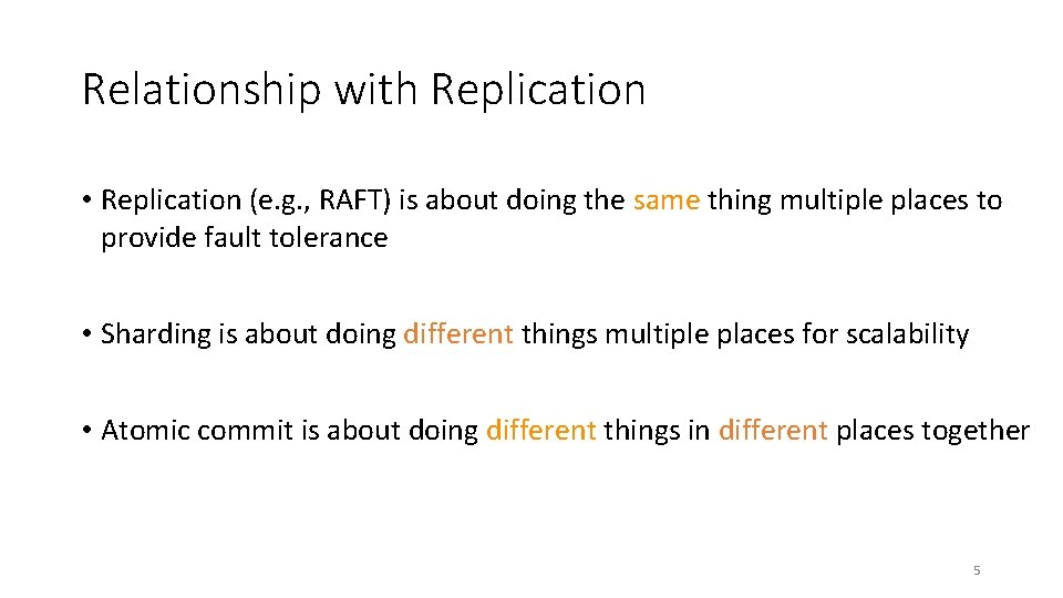 Atomic Commit and Concurrency Control COS 418518 Distributed