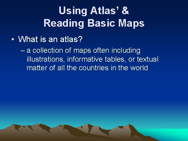 World Geography The Basics What is Geography A