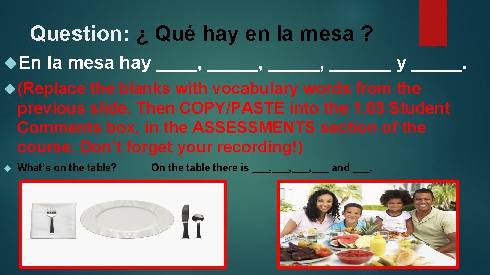 Discussion Voice Activity 1 03 SPANISH 2 Vocabulario