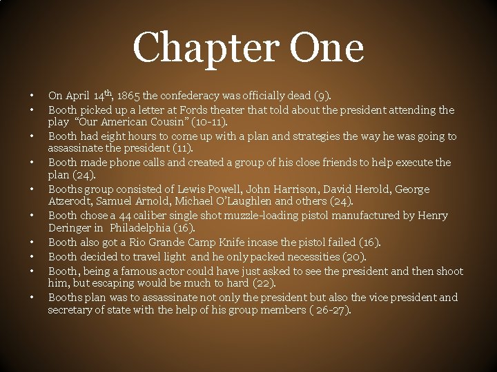 Chasing Lincolns Killer By Alexandra Chiarappa Prologue March