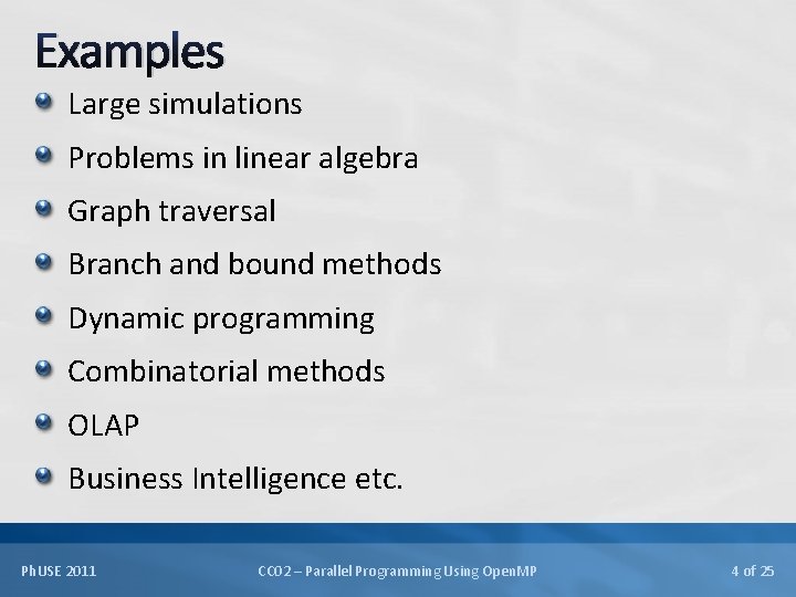 Writing Parallel Processing Compatible Engines Using Open MP