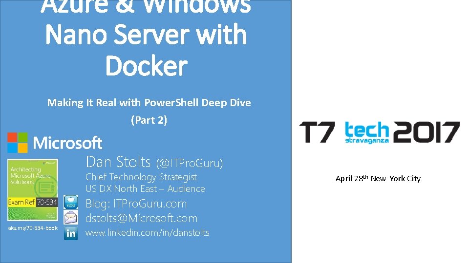 Azure Windows Nano Server with Docker Hybrid is
