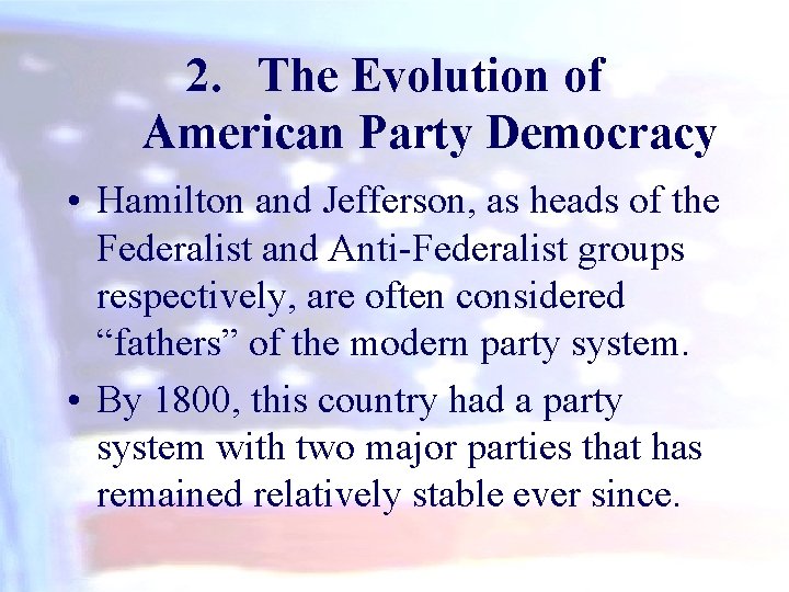 POLITICAL PARTIES Chapter 12 OConnor and Sabato American