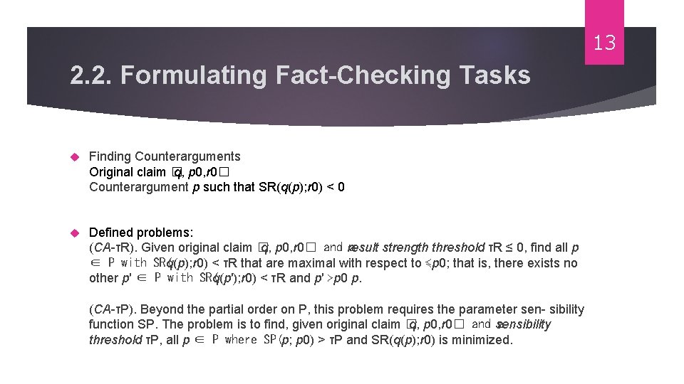 1 TODS Computational fact checking through query perturbation