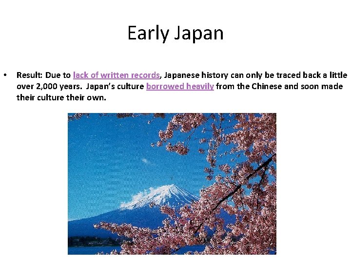 Early Japan b Borrowing from China i iii