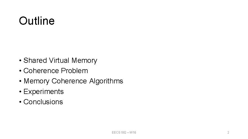 Memory Coherence in Shared Virtual Memory Systems By