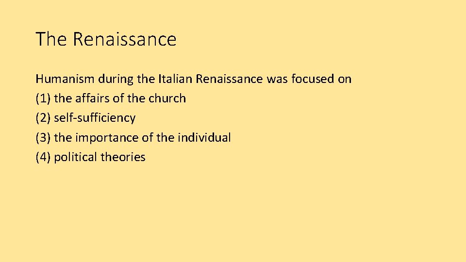 Global II Unit 2 Review Table of Contents