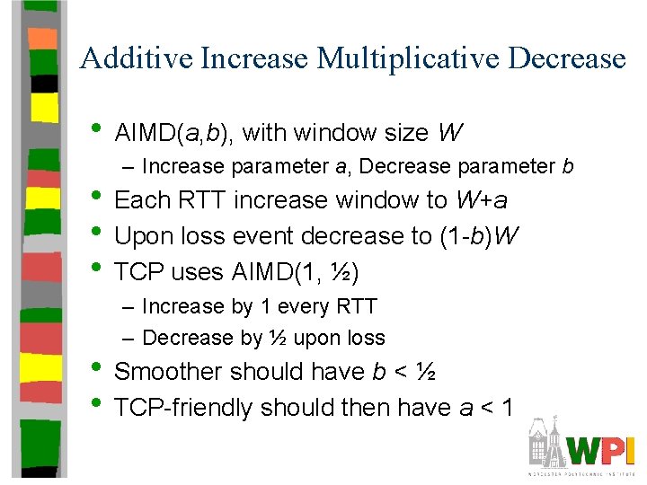 A Comparison of EquationBased and AIMD Congestion Control