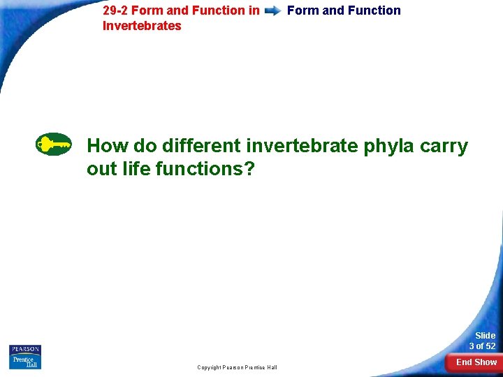 Biology Slide 1 of 52 Copyright Pearson Prentice