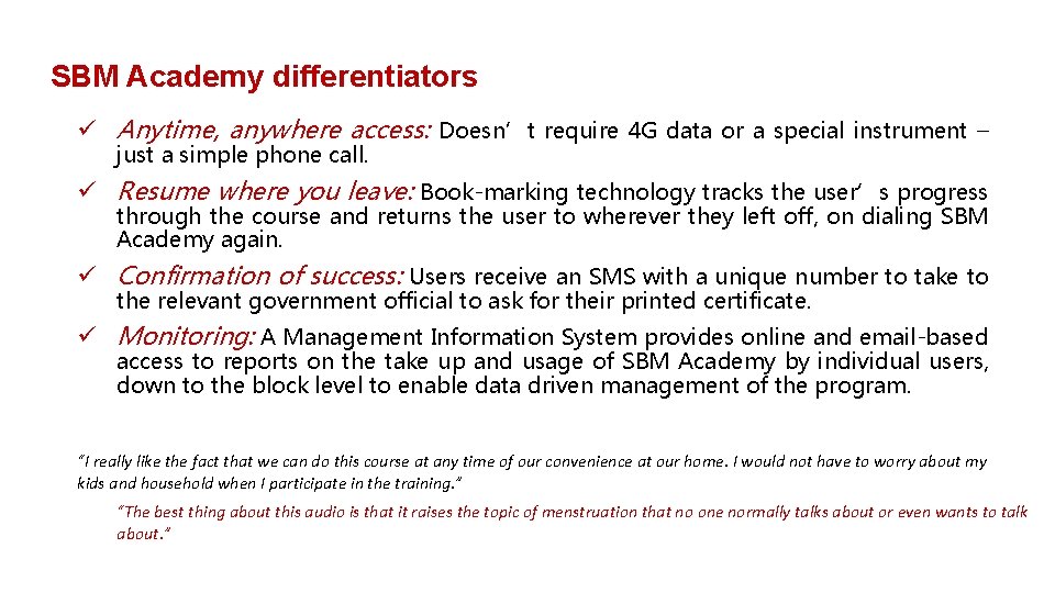 SBM Academy National Workshop on Capacity Building for