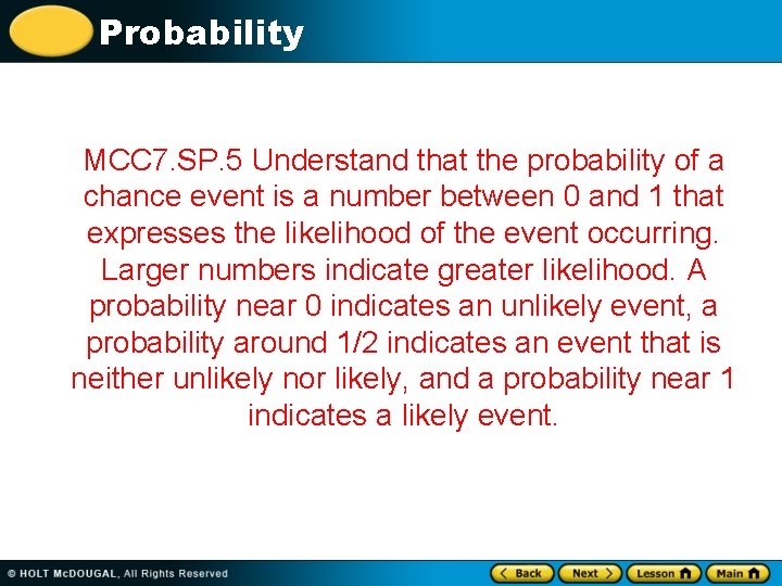 Probability Warm Up Record your homework for the